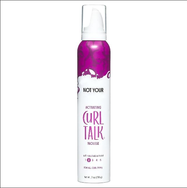 Amazon.com: Curl Talk Curl Activating Hair Mousse for Lightweight Hold ...