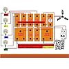 A1 LED 12 Modular Switch Board Box Wall Mount with 7 Switches, 2 ...