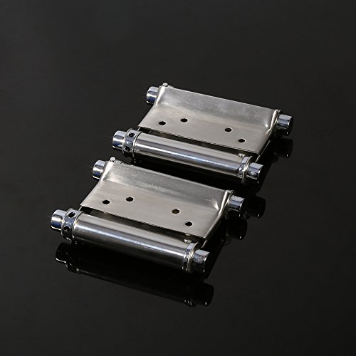2 Way Door Hinge, 2Pcs Double Action Spring Saloon Hinges Two Acting ...