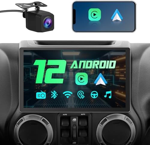 Amazon.com: 13.1 inch 8 Core Car Radio Stereo Android 12 for Jeep ...