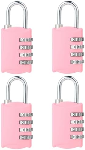 DELSWIN Small Combination Lock for Locker, 4-Digit Mini Combo Lock for ...