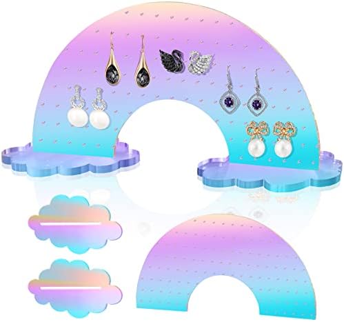 Amazon.com: Rainbow Earring Holder, Stud Earring Holder, Earring Holder ...