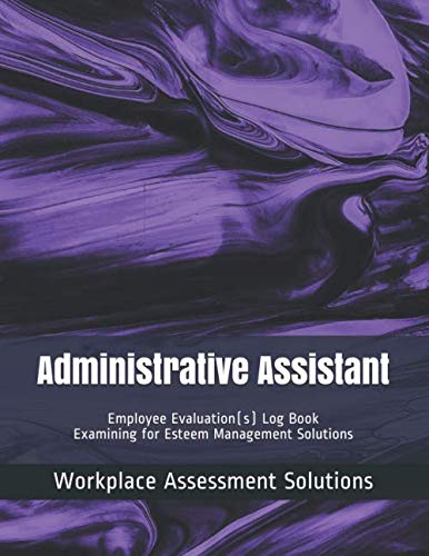 Amazon.com: Administrative Assistant - Employee Evaluation(s) Log Book ...
