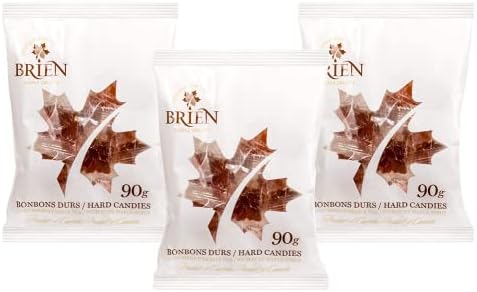 Amazon.com : Brien Maple Candy | Hard Candy Maple Drops | Vegan, Gluten ...