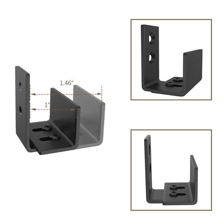 Snapklik.com : Sliding Barn Door Bottom Floor Guide, U Shape, Flexible ...