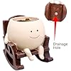 Amazon.com : LAUGOKOBE Smile Face Rocking Chair Planter Pot for Indoor ...
