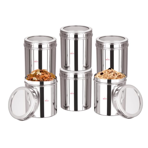 Buy Ebun Heavy Gauge See Through Stainless Steel Containers|Stainless ...