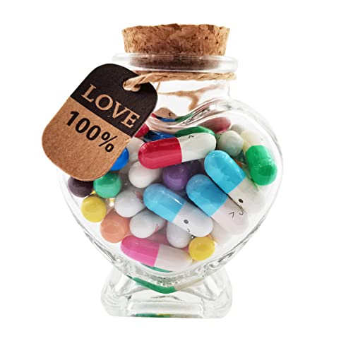 Best Love Message in Capsule (90pcs) Bottle Glass | StylesDaddy