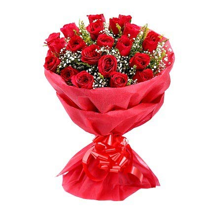 Rams Flowers and Decorations Red Roses with Seasonal Fillers In ...