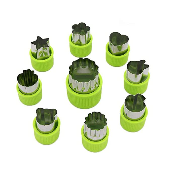 HASTHIP® 9pcs Various Mold for Cookie Cutter Shapes Set,Fruit Cookie ...