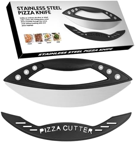 Premium Pizza Cutter Food Chopper-with Blade Stainless Steel,Super ...