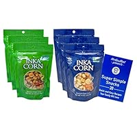 Amazon.com: Inka Roasted Giant Corn Variety Pack - Crunchy Corn Kernels (3) each: Chile Picante ...