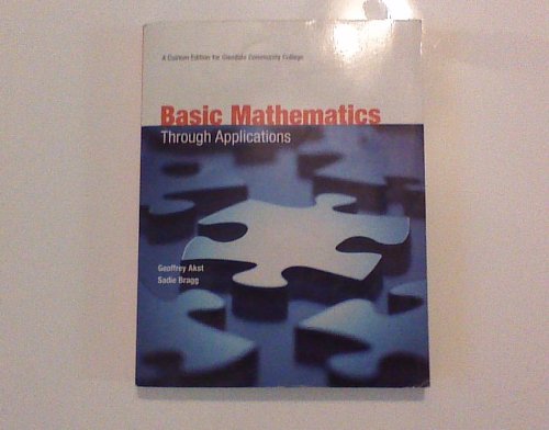 ((A Custom Edition for Glendale Community College) Basic Mathematics ...