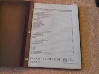 Advanced Automatic Transmission Fundamentals: mr. shift- gil younger ...