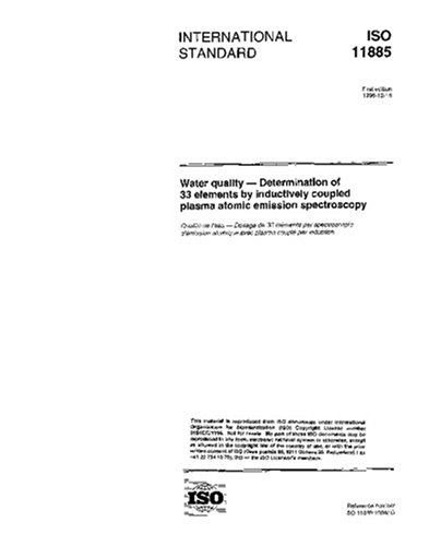 ISO 11885:1996, Water quality - Determination of 33 elements by ...