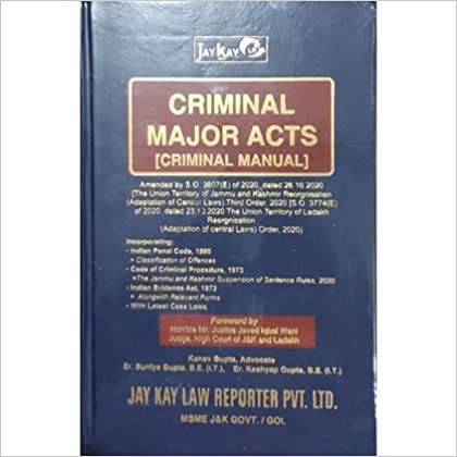 Buy Criminal Major Acts [Criminal Manual] By Kanav Gupta (Pack Of 2 ...
