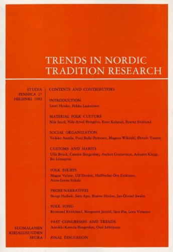 Trends in Nordic tradition research (Studia Fennica): Honko, Lauri ...