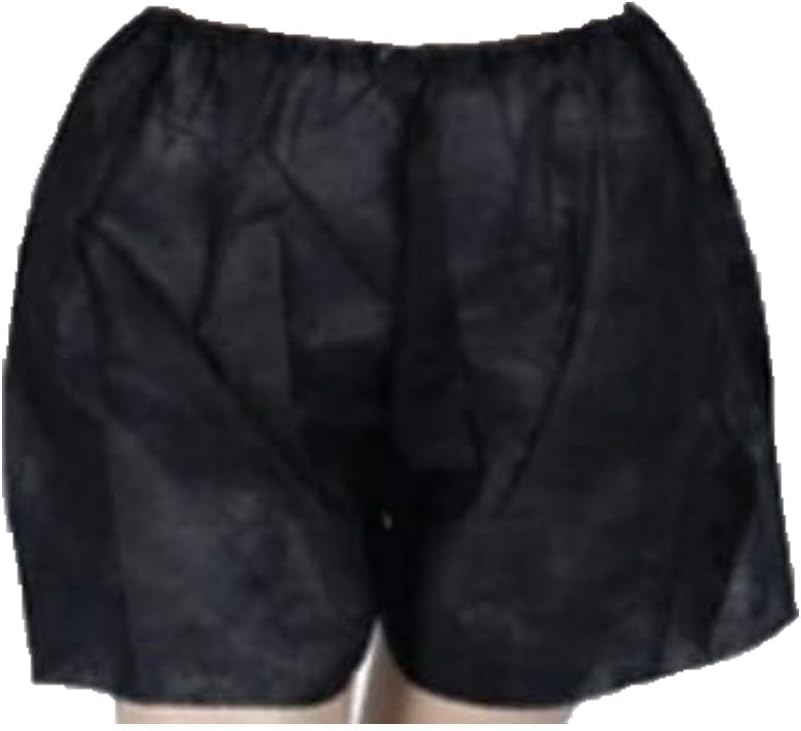 Disposable Boxer Shorts, Elastic Waist, Individually Wrapped 50 Pack ...