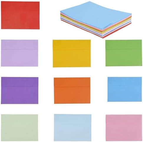 Amazon.com : 50 Packs White A7 Envelopes,5x7 Envelopes for Invitations ...