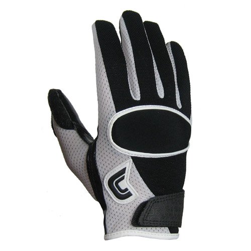 Cutters Original C-Tack Home Receiver Glove (Black, Youth Medium ...