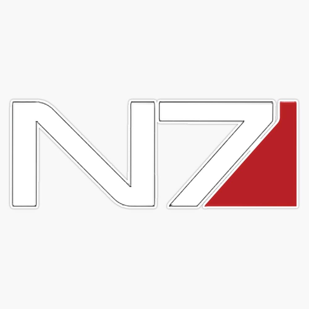 Amazon.com - Mass Effect N7 Sticker Bumper Sticker Vinyl Decal 5"