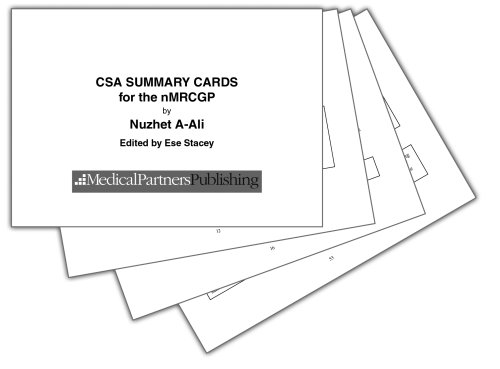Csa Summary Cards for the Nmrcgp: A-Ali, Nuzhet, Stacey, Ese ...