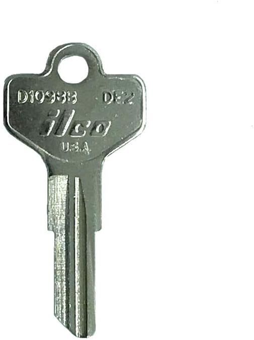 Kaba Ilco 1003M-CO106 Key Blank, Type CO106, 10-Pack, Nickel Plated ...