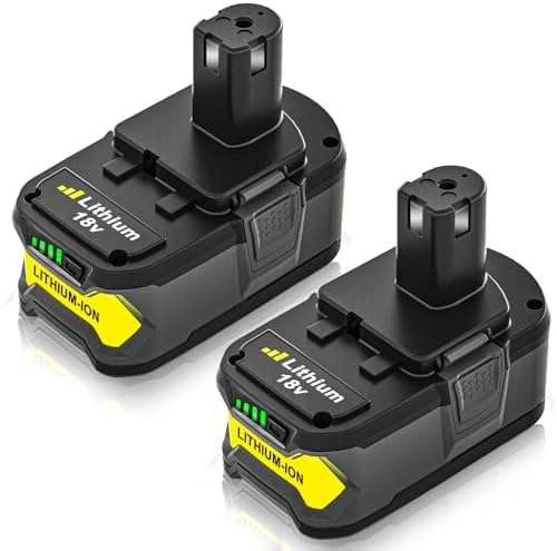 Amazon.com: 2Pack 6000mAh 18V P108 Replacement Battery for Ryobi 18V ...