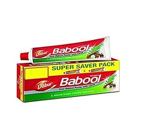 Dabur Babool Ayurvedic Toothpaste for Strong Teeth - 180 + 180gms ...