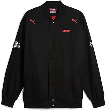 PUMA Mens F1 Statement Bomber Jacket Athletic Outerwear Casual - Black ...