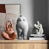 Amazon.com: HWHDJ 4 pcs Fat Lady Yoga Pose Statue Figurine,Woman Statue ...