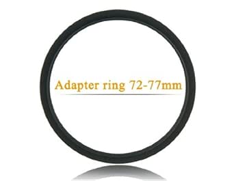 Amazon.com: Aluminum Alloy 72mm to 77mm Step Up Filter Ring Adapter ...