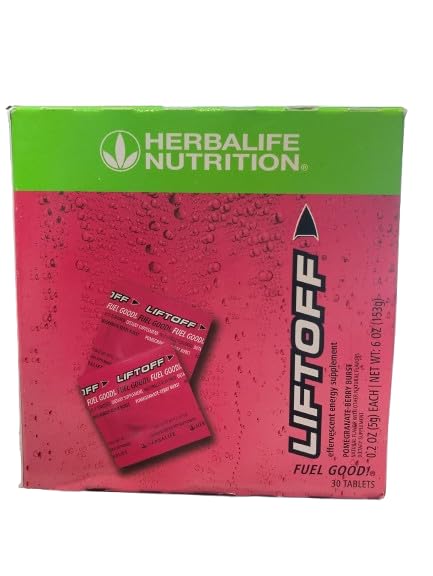 Amazon.com : Herbal Liftoff Pomegranate-Berry Burst Energy Drink for ...
