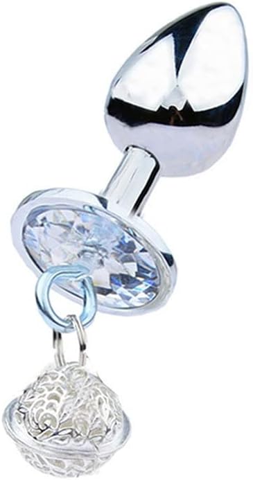 Anal Butt Plug Traction Chain Bell Anal Plug Metal Anal Beads Crystal ...