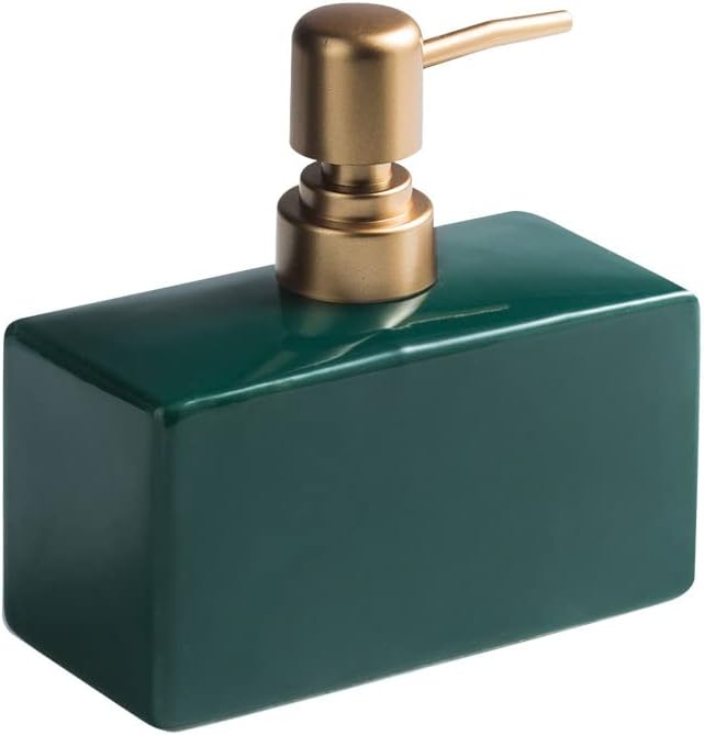 Amazon.com: Modern Soap Dispenser with Matte Golden Pump for Bathroom ...