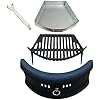 Complete Cast Iron Fire Set. Comprising of Grate Ashpan & Lifting Tool ...