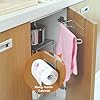 Amazon.com - T.R.Sani. Paper Towel Holder Under Cabinet - Hanging Paper ...