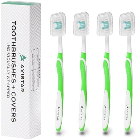 Amazon.com : natraco Bulk Toothbrush Pack with Covers | Premium Quality ...