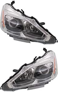 Amazon.com: Evan Fischer Driver and Passenger Side Headlight for Nissan ...