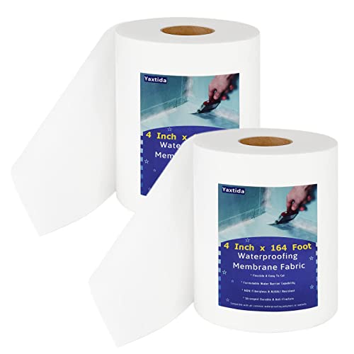 Yaxtida 2 Pack 4 Inch X 164 Foot Waterproofing Membrane Anti Fracture ...