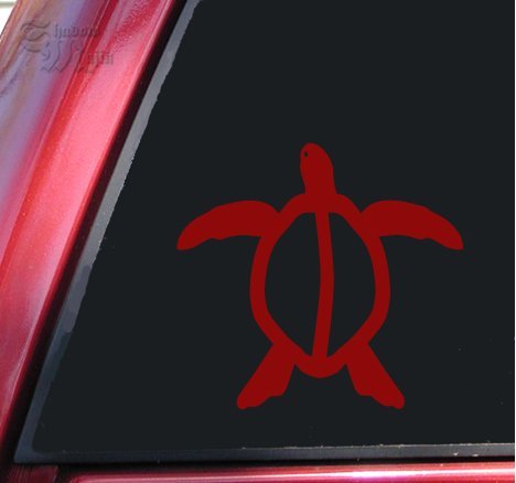 Amazon.com: ShadowMajik Hawaiian Honu Sea Turtle Vinyl Decal Sticker (6 ...