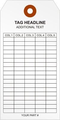 Amazon.com : This classic table-style tag has six columns. Each column ...