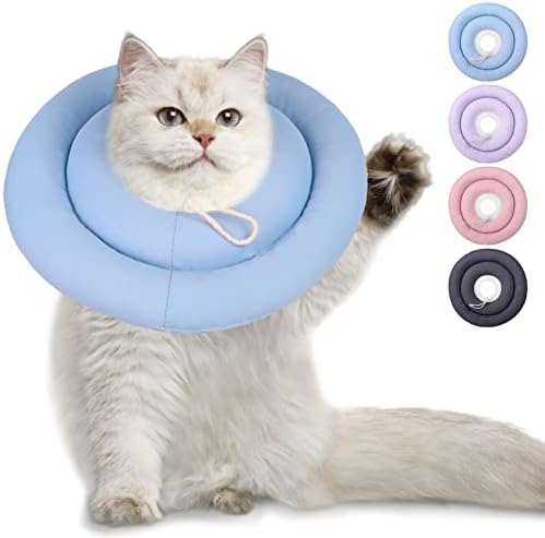 Amazon.com : SUNFURA Cat Cone Collar Soft, Adjustable Cat Recovery E ...