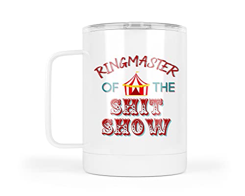 Amazon.com: Ringmaster of the Shitshow Tumbler Stainless Steel - Funny ...