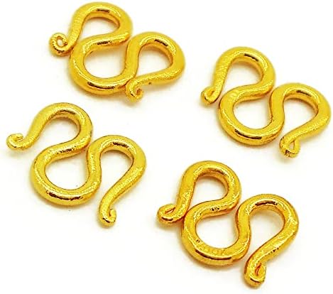 Amazon.com: 4 item 22K 24K THAI BAHT GOLD PLATED CLASP M Size 14 MM FOR ...