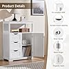 Amazon.com: Yaheetech Bathroom Storage Cabinet Bathroom Floor Cabinet ...