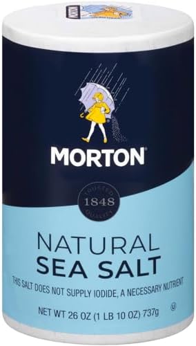 Amazon.com : Morton Salt Sea Salt, Natural All-Purpose, 26 Ounce, 1 ...