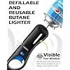 Amazon.com: NEON Lighter, Refillable Butane Candle Lighter, 24 Pack ...