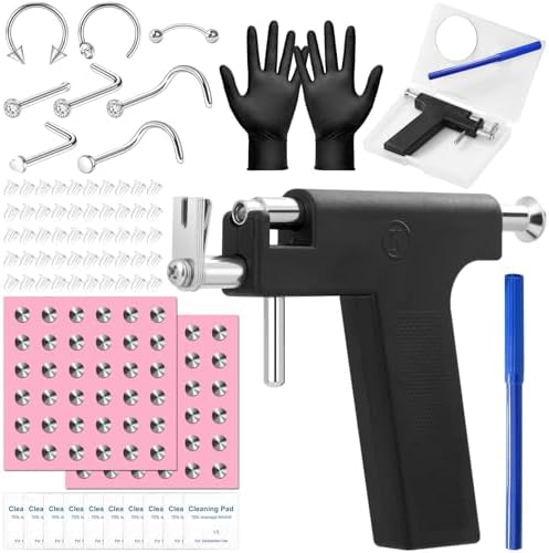 Amazon.com: Reusable Ear Piercing Gun Kit, Professional Ear Nose ...