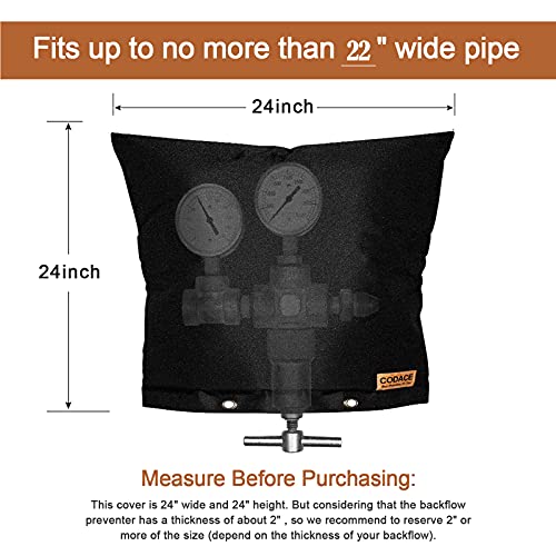 Snapklik.com : Backflow Valve Preventer Cover Insulation Pouch, Pipe ...